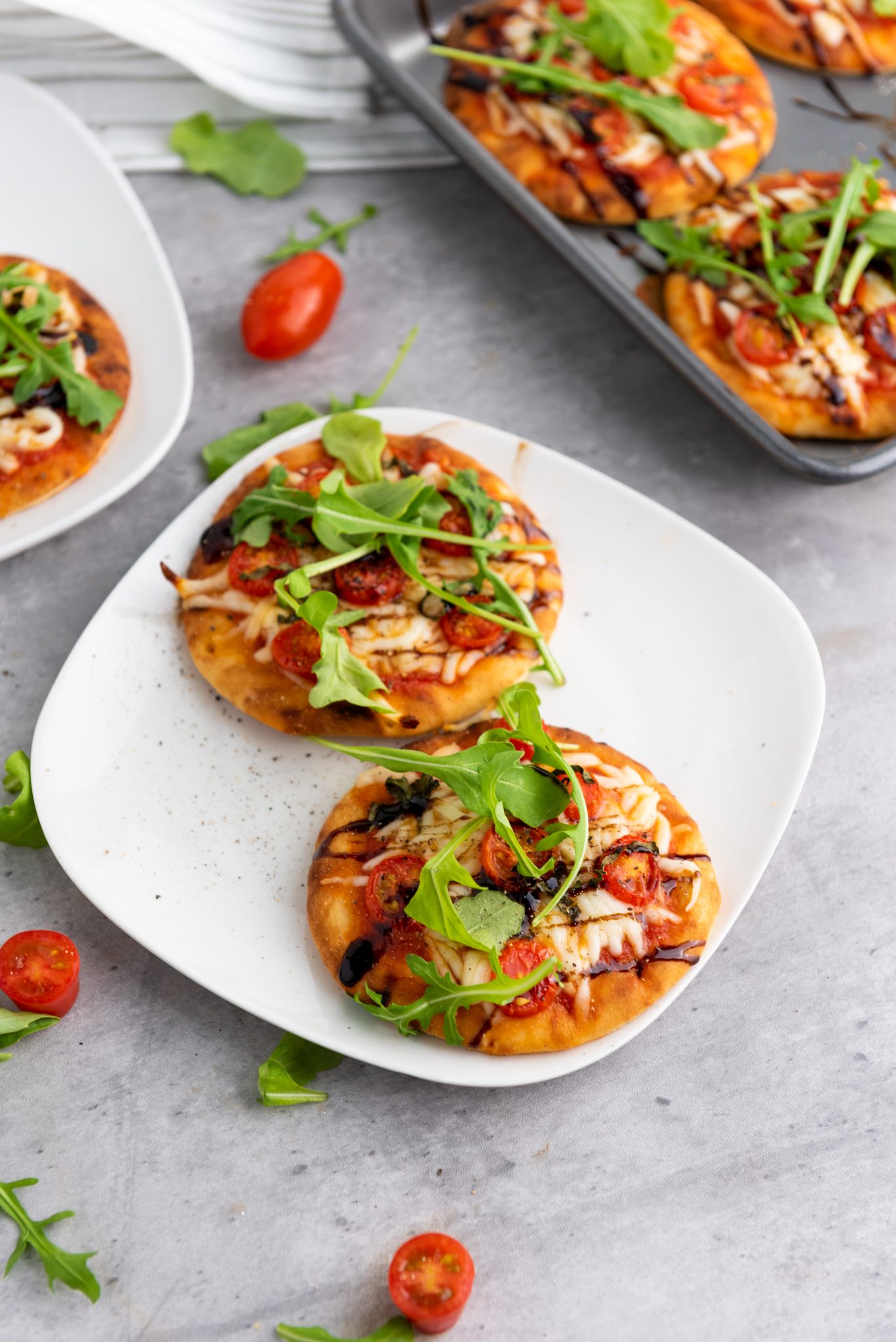 The Best Mini Caprese Pizzas - Low Point Recipes